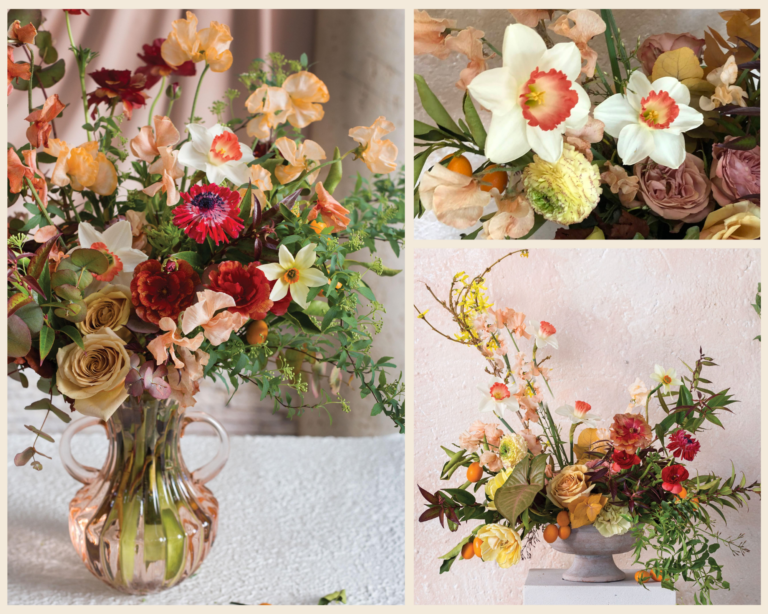 How to Design with Daffodils, Hyacinths, and Tulips - thefloralcoach.com